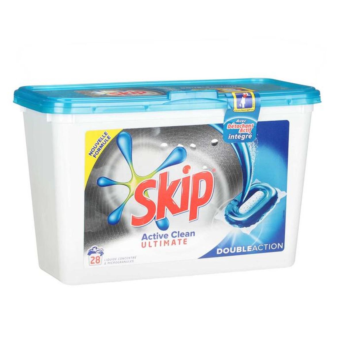 Skip Active Clean Prometheus 28 Capsules Achat Vente Lessive Skip
