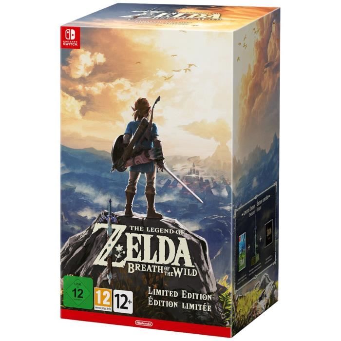 The Legend Of Zelda Breath Of The Wild Jeu Switch Édition Limitée
