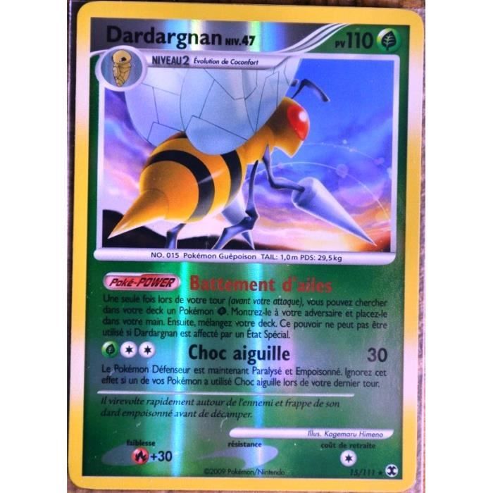carte Pokémon 15-111 Dardargnan 110 PV REVERSE Platine Rivaux ... carte Pokémon 15-111 Dardargnan 110 PV REVERSE Platine Rivaux ...