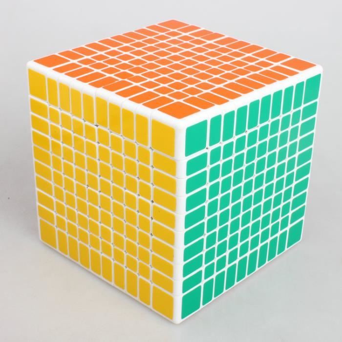 ShengShou 10X10X10 Cube De l'ordre de 10 Rubik Cube,fond blanc - Achat ...