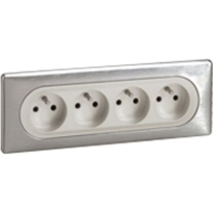 Prises 4x2p T F B Precablees Legrand 067125 Achat Vente Prise