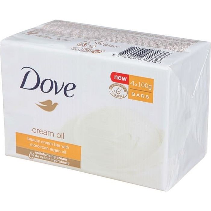 DOVE Savon Pain De Toilette Soin Huile Surgras 4x100 G Achat