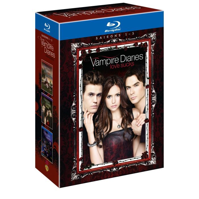 Blu Ray Coffret Vampire Diaries Saisons 1 à 3 En Blu Ray Série Pas