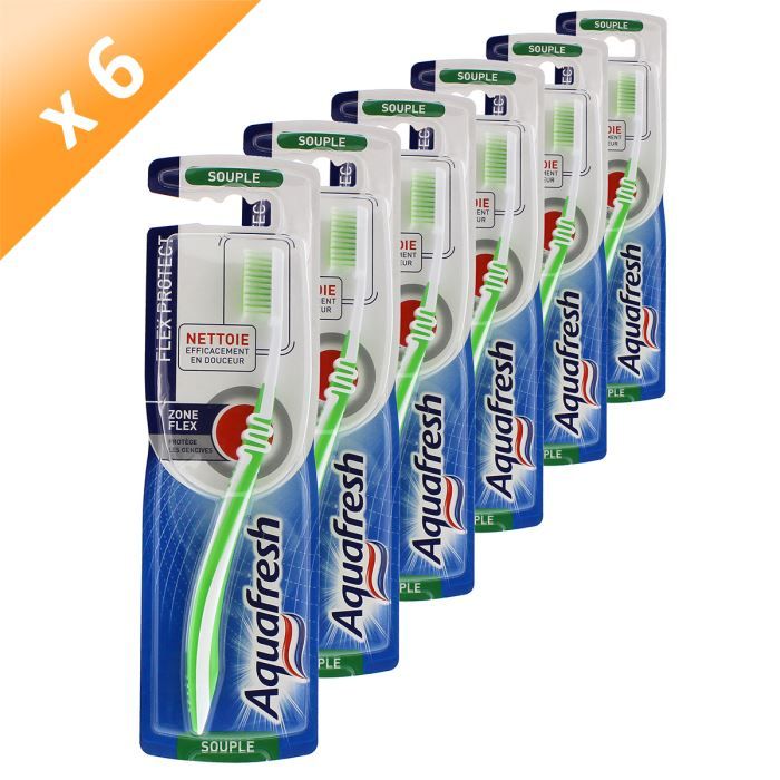 AQUAFRESH Brosse à Dent Flex Souple (x6) - Achat / Vente brosse a dents ... AQUAFRESH Brosse à Dent Flex Souple (x6) - Achat / Vente brosse a dents ...
