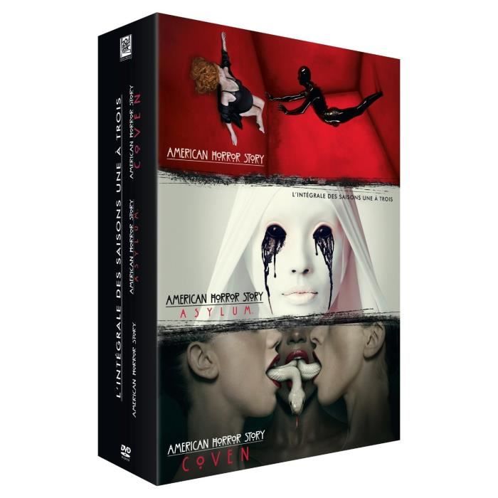 Dvd Coffret American Horror Story Saisons 1 à 3 En Dvd Série Pas Cher
