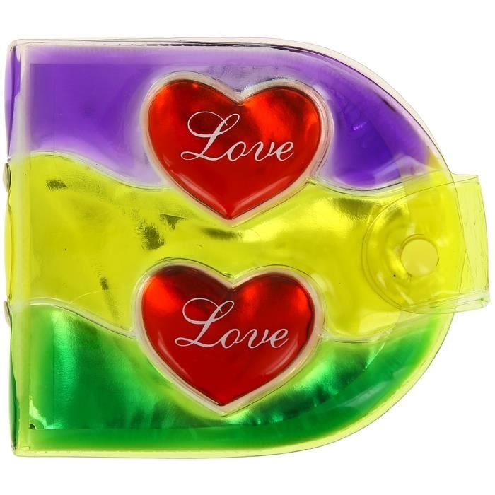 Pochette Range Cd Décoré Fluo Picto Coeur Love Achat Vente Range Cd Pochette Range Cd Décoré