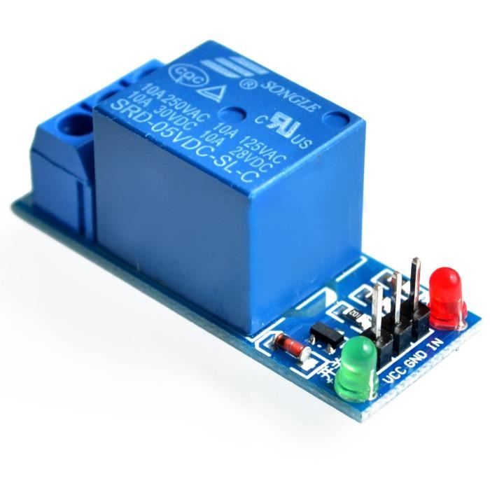 Module relais 5v 1 canal pour Arduino - Raspberry – Electroménager - Achat / Vente composant ...