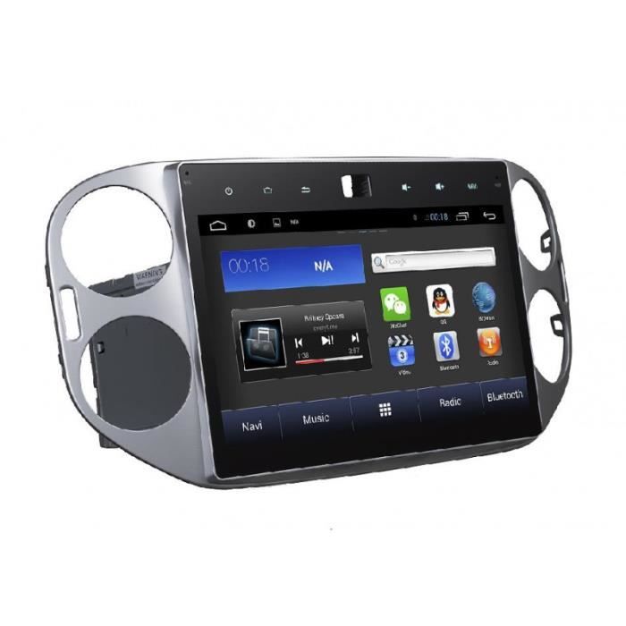 Autoradio GPS ANDROID ecran tactile 10,2 pouce pour Volkswagen Tiguan ...