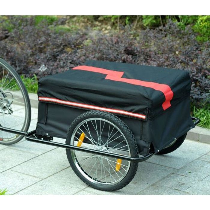 REMORQUE DE TRANSPORT VÉLO CARGO PLIABLE CHARGE Prix pas cher