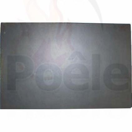 Plaque en fonte unie. Ep. 0,8 cm H 50 cm * L 70 cm pour cheminée ...