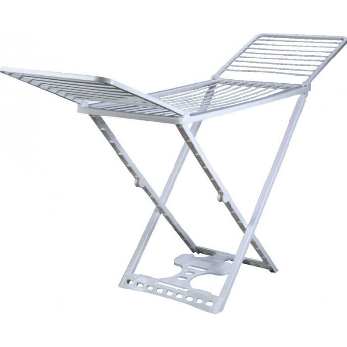 Séchoir à linge en plastique blanc 23 mètres - Achat / Vente fil à ...