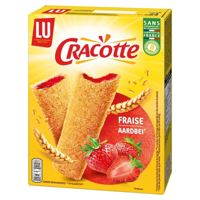 LU Cracotte Craquinette Fraise 200g - Achat / Vente biscuits breakfast ...
