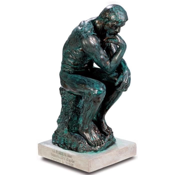 Statuette - figurine Le Penseur de Rodin - 15 cm - Achat / Vente statue ...