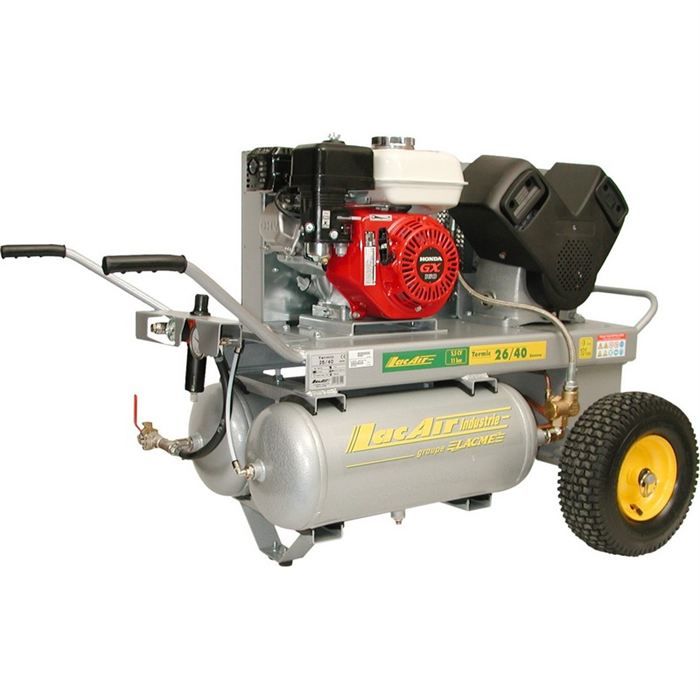 Compresseur thermique à piston de chantier 40 L - Achat / Vente ...