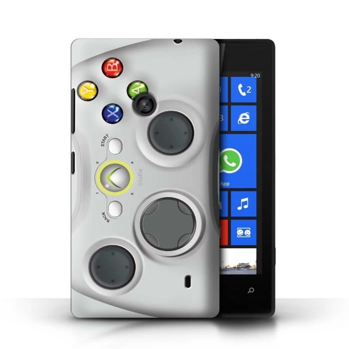 Coque Nokia Lumia 520 / Blanc Xbox 360 Design / Console (jeux vidéo ...
