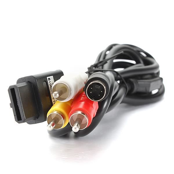CABLE S-VIDEO AV TV 6 ft POUR Super NINTENDO 64 GAMECUBE SNES N64 GC ...