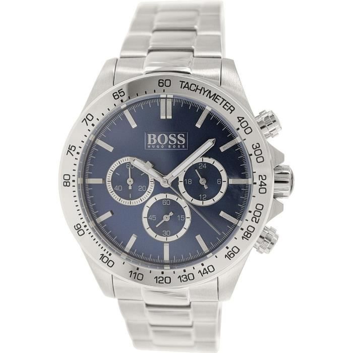 montre hugo boss cadran bleu