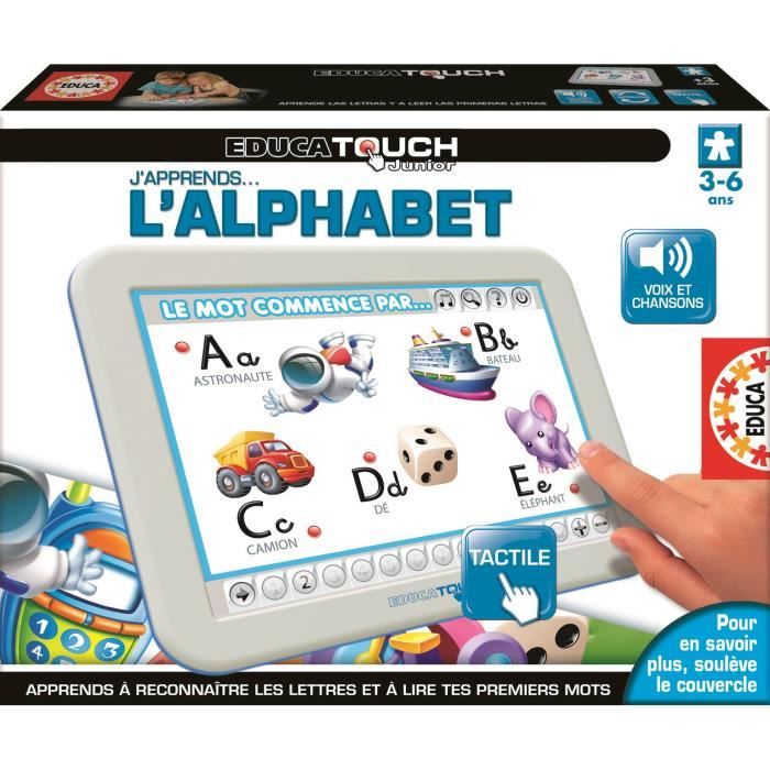 EDUCA Touch Junior L'Alphabet tablette - Achat / Vente tablette enfant ...