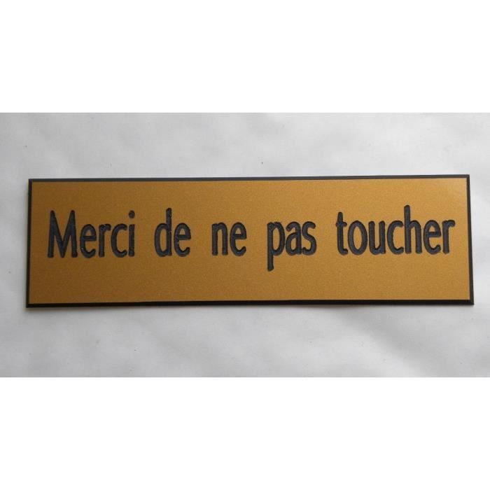 Plaque gravée adhésive panneau Plaque gravée adhésive panneau