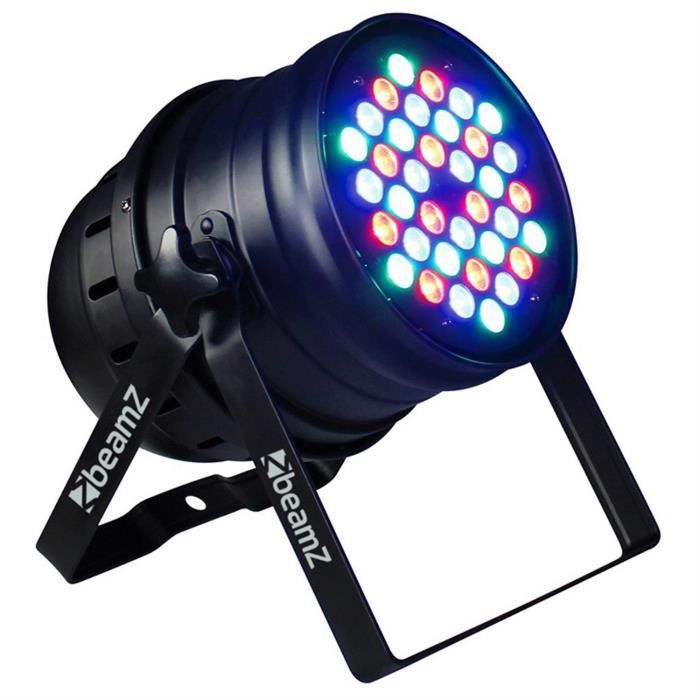 Beamz LED PAR 64 Can 36 Spot PAR RVB IR DMX 1W - lampe et spot de scène ...