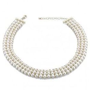 Collier tour de cou 3 rangs en perles de culture - Achat / Vente ...