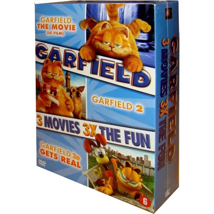 COFFRET GARFIELD 3 DVD en dvd dessin animé pas cher - Cdiscount