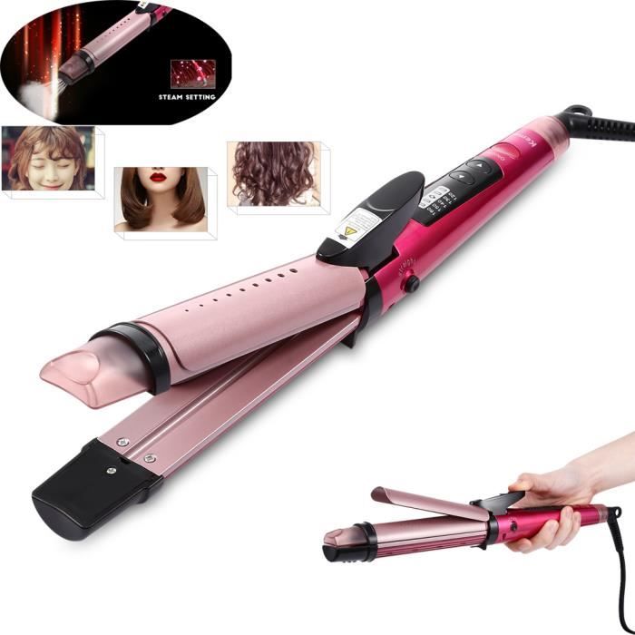 Fer à boucler Curler Lisseur Cheveux Professionnel Fers Rapide Styling ...