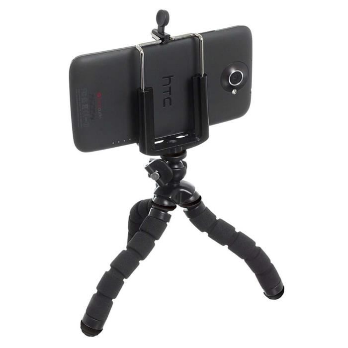 Trépied en mousse flexible avec support Smartphone KitVision - Petite ...