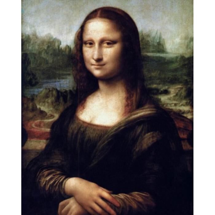 Leonardo Da Vinci Poster Reproduction - Mona Li… - Achat / Vente ...