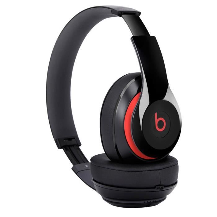 Noir et Rouge Casque Headphones Beats Studio 2.0 Sans fil Bluetooth ...