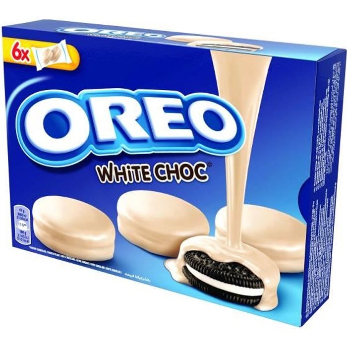 OREO Enrobé Chocolat Blanc 246g - Achat / Vente biscuits chocolat OREO ...