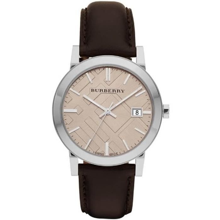 montre burberry bracelet cuir