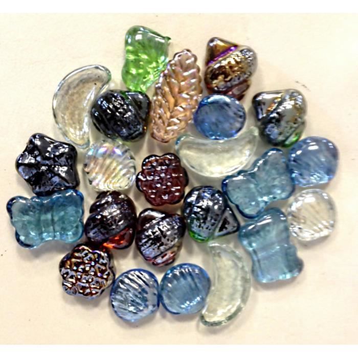 SACHET 22 GALETS BILLES FORMES FRUITS COQUILLAGE P - Achat / Vente ...