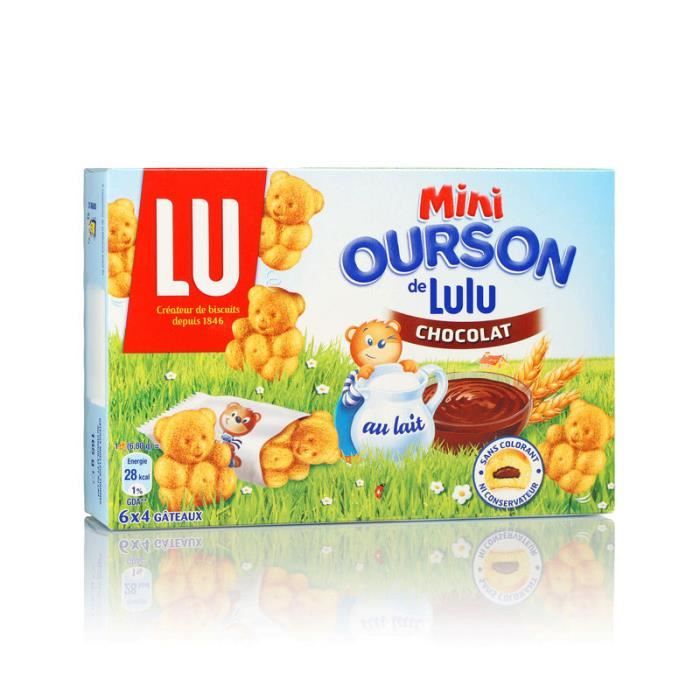 LU Mini ourson chocolat - 165 g - Achat / Vente gâteau pâtissier LU ...