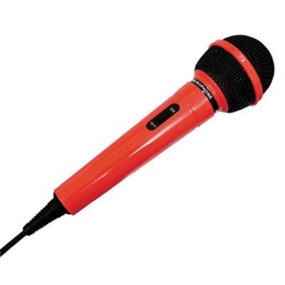 Microphone avec fil rouge micro polyvalent karaoke - microphone ...