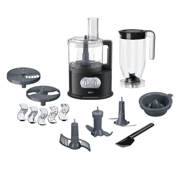 BRAUN FP5160 Robot multifonction - Noir - Achat / Vente robot de ...