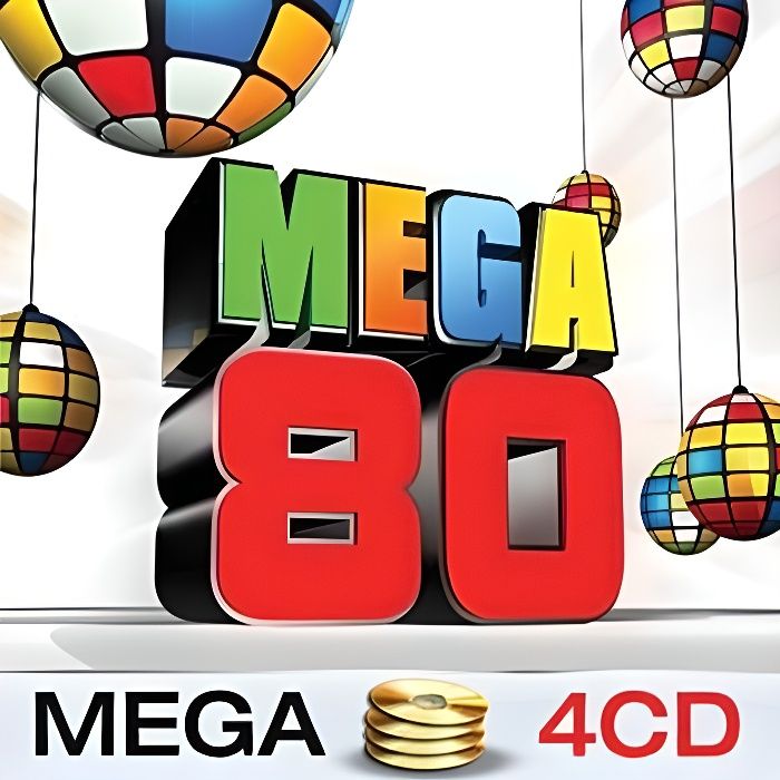 MEGA 80 – Compilation – Coffret 4 CD - Achat CD cd compilation pas cher
