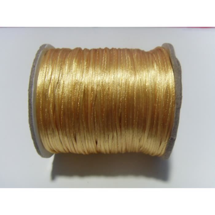Fil coton qualité supérieur au mètre doré - Achat / Vente fil a broder ...