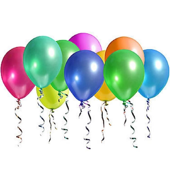 100 PCS Wedding Party Anniversaire Décor Latex Ballons Décoration ...