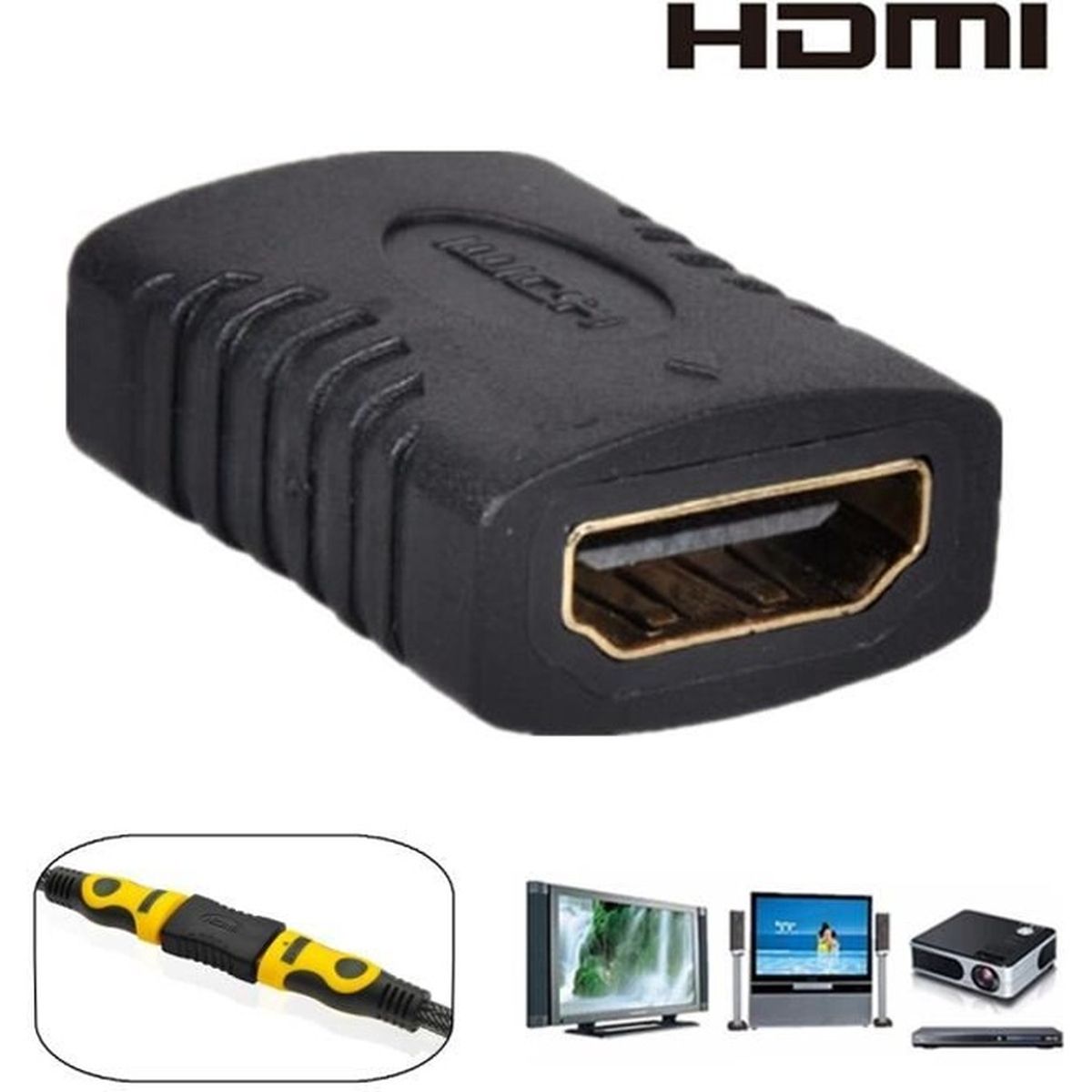 TEMPSA Adaptateur HDMI Femelle/Femelle Rallonge Raccord Pr ECRAN VIDEO ...