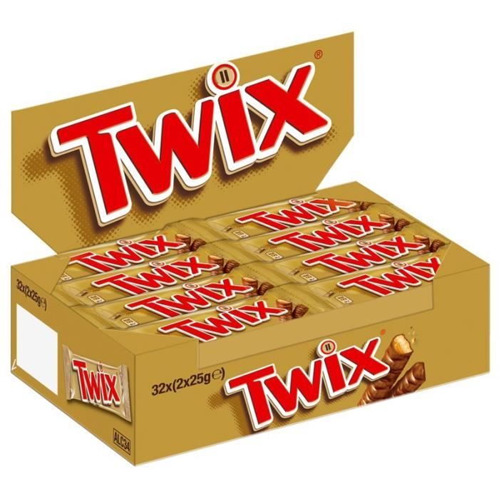 Twix, chocolat, 32 Barres - Achat / Vente confiserie de chocolat Twix ...