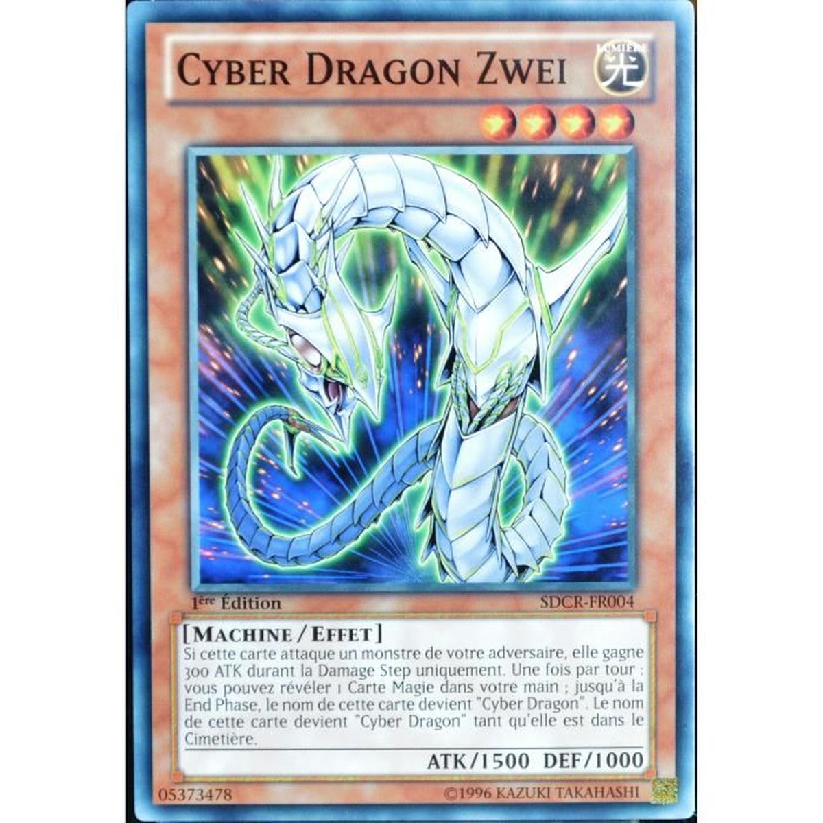 Carte YU-GI-OH SDCR-FR004 Cyber Dragon Zwei - Achat / Vente carte a ...