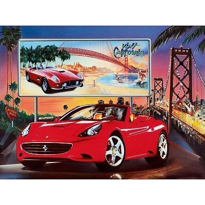 Puzzle 1000 pièces - Ferrari en Californie - Achat / Vente puzzle ...