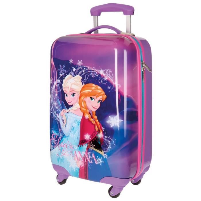 FROZEN Disney Valise Cabine Rigide ABS 4 Roues 55cm Violet Violet ...