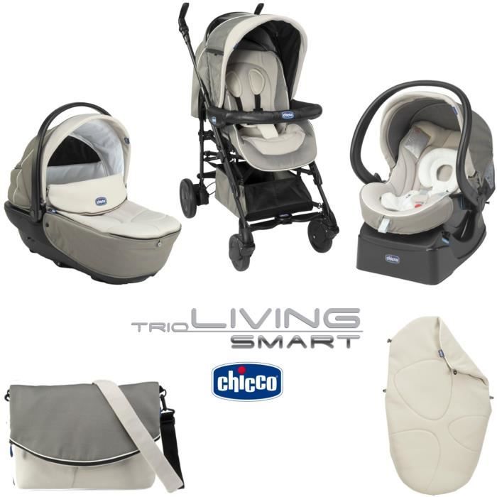CHICCO Trio Living Smart Chick To Chick Poussette Combinée Chick to ...