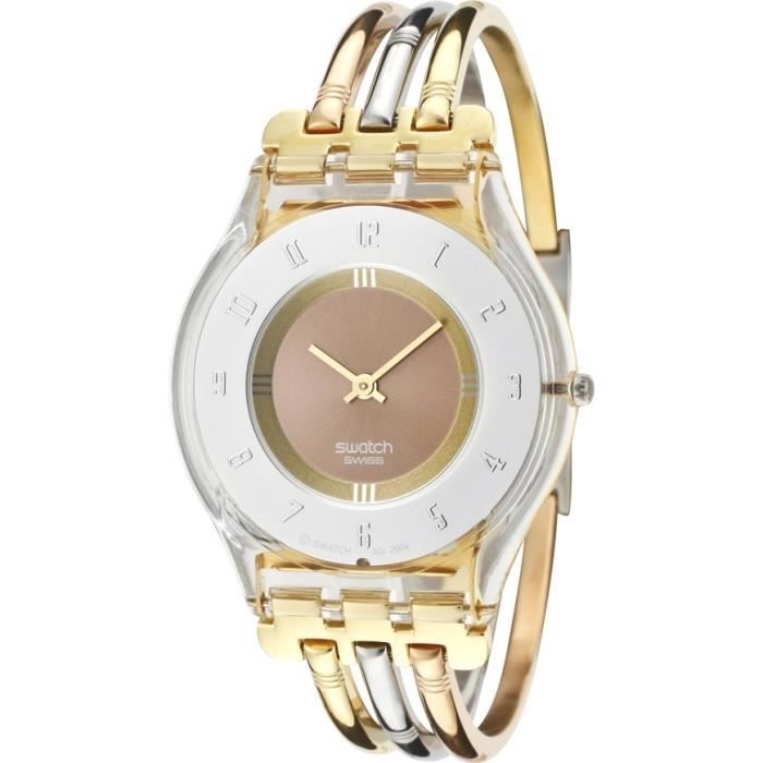 Montre Femme Swatch Classic Tri Gold SFK24 Brac… , Classique - Achat ...