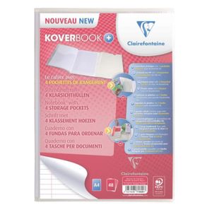 Cahier pochette transparente - Achat / Vente pas cher