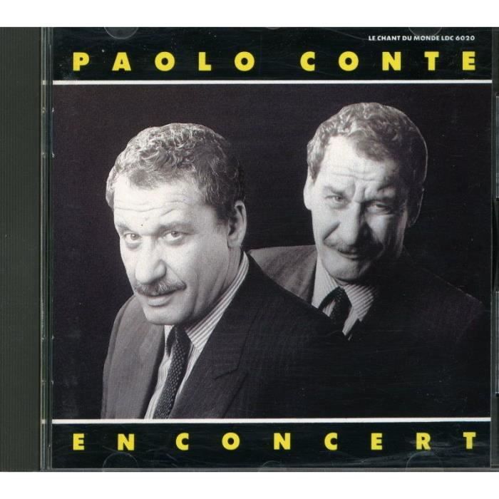 Cd paolo conte en concert Conte, Paolo - Achat CD cd musique du monde ...