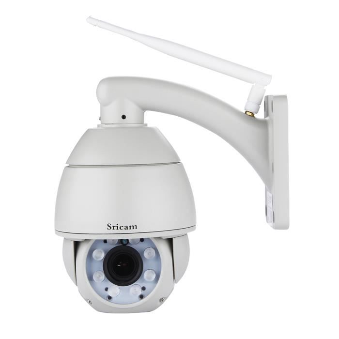 Sricam SP008 720P Wifi Caméra H.264 Etanche CCTV 5X ZOOM Varifocale IR ...