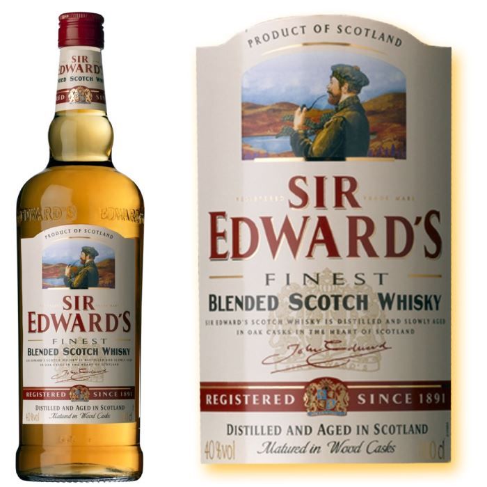 Sir Edwards 40% 70cl - Achat / Vente Whisky Sir Edwards 40% 70cl ...